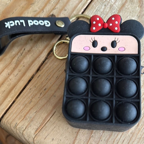 generic | Accessories | Minnie Mouse Zipper Coin Purse Dimple Fidget ...